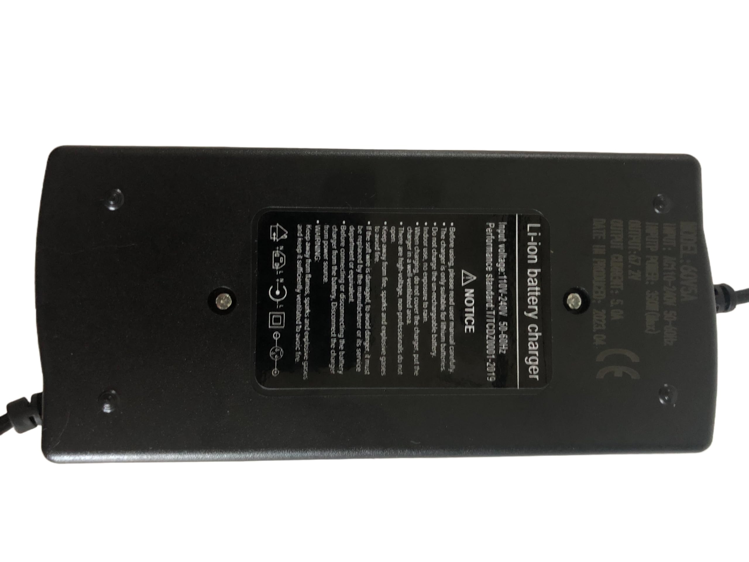 E-MX Sur Ron Segway x260 60v 5amp Portable Lithium Battery Charger