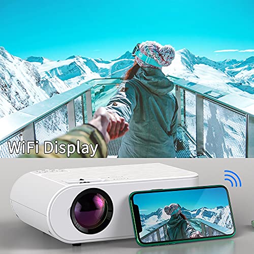 DOUBAO P62 Mini Projector 4000 Lumens, 1920*1080P Supported LED Video Beamer For Mobile Phone Mirroring optional ( Size : P62 Mirroring )