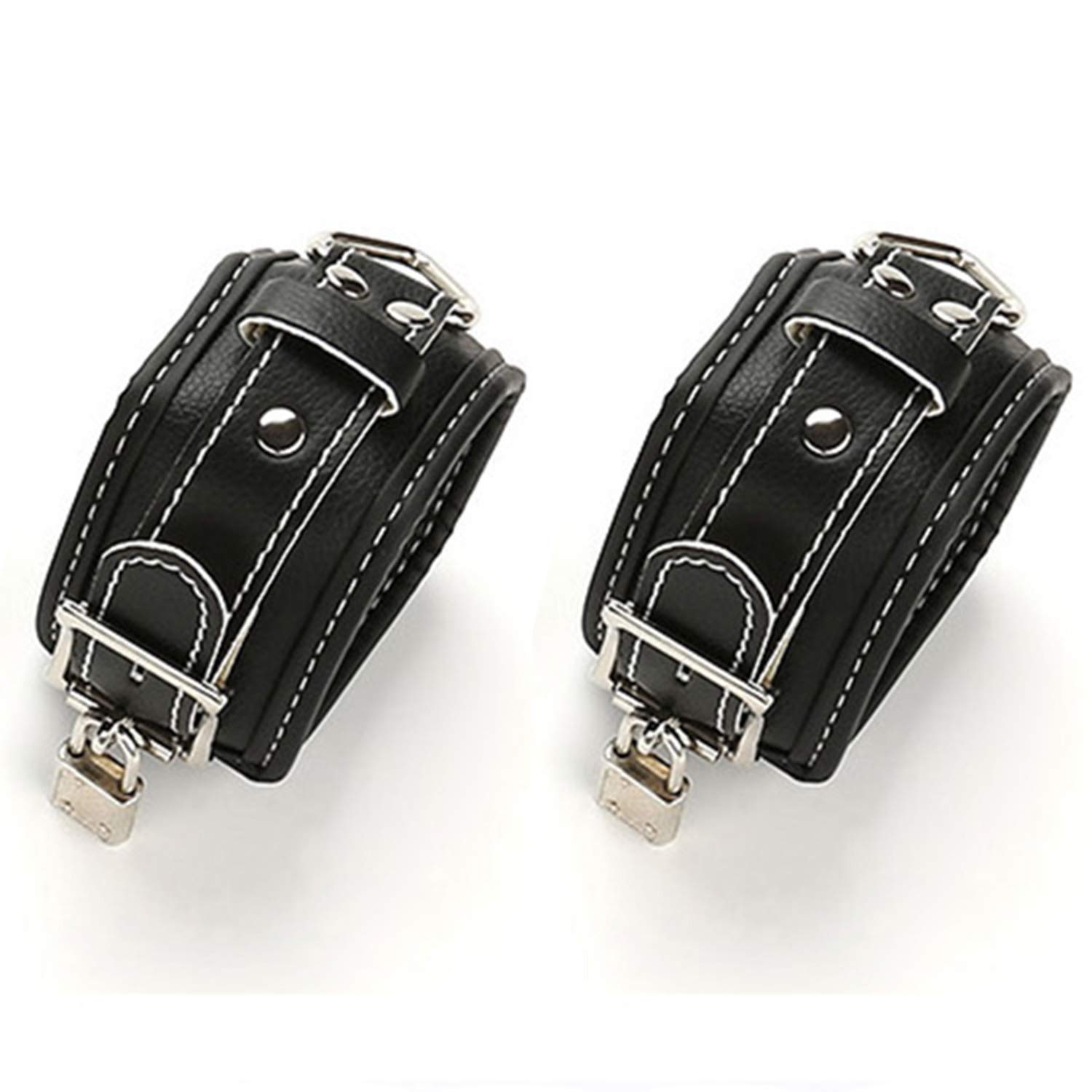 EXREIZST Silver Spreader Bar with 2 Adjustable Black Straps Aid Traning Set