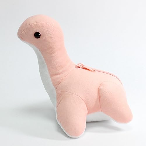 New Nessie Plush Toys,7.9 in Creative Loch Ness Monster Plush Toy Wacky Throw Pillow,Fun Anime Character Stuffed Dolls for Cartoon Anime Game Fans Gift(Pink)
