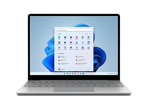MICROSOFT Surface Laptop GO 2, 12.4" PIXELSENSE Touchscreen, 11TH GEN Intel: i5, 8GB RAM, 128GB SSD W10H-S Platinum (Renewed Premium),Silver