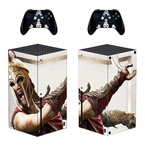 FELIPE SEIJI KUBA Xbox Series X Skin Set Vinyl Decal Skin Stickers Protective for Xbox Series X Console Kinect 2 Controllers - Dark Killer
