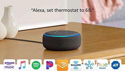Echo Dot (3rd Gen) Charcoal Bundle with Sengled Wi-Fi Smart Bulb