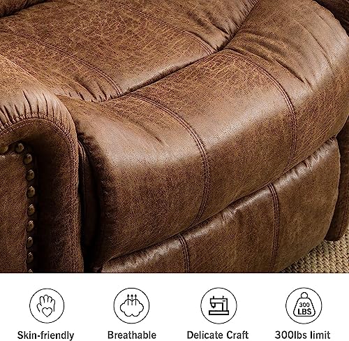 Phoenix Home Classic Power Chair Recliner, Nut Brown