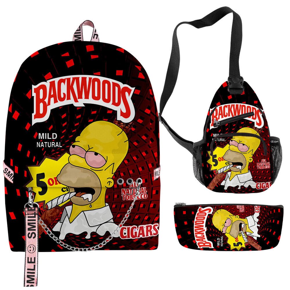 FEIRUIJI Backwoods Backpack Backwoods Bag sets Laptop Backpack Casual Backpacks for men women