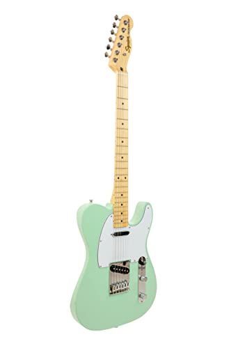 Fender Affinity Series Telecaster - Surf Green Bundle with Frontman 10G Amplifier, Gig Bag, Tuner, Instrument Cable, Strap, Picks, and Austin Bazaar Instructional DVD