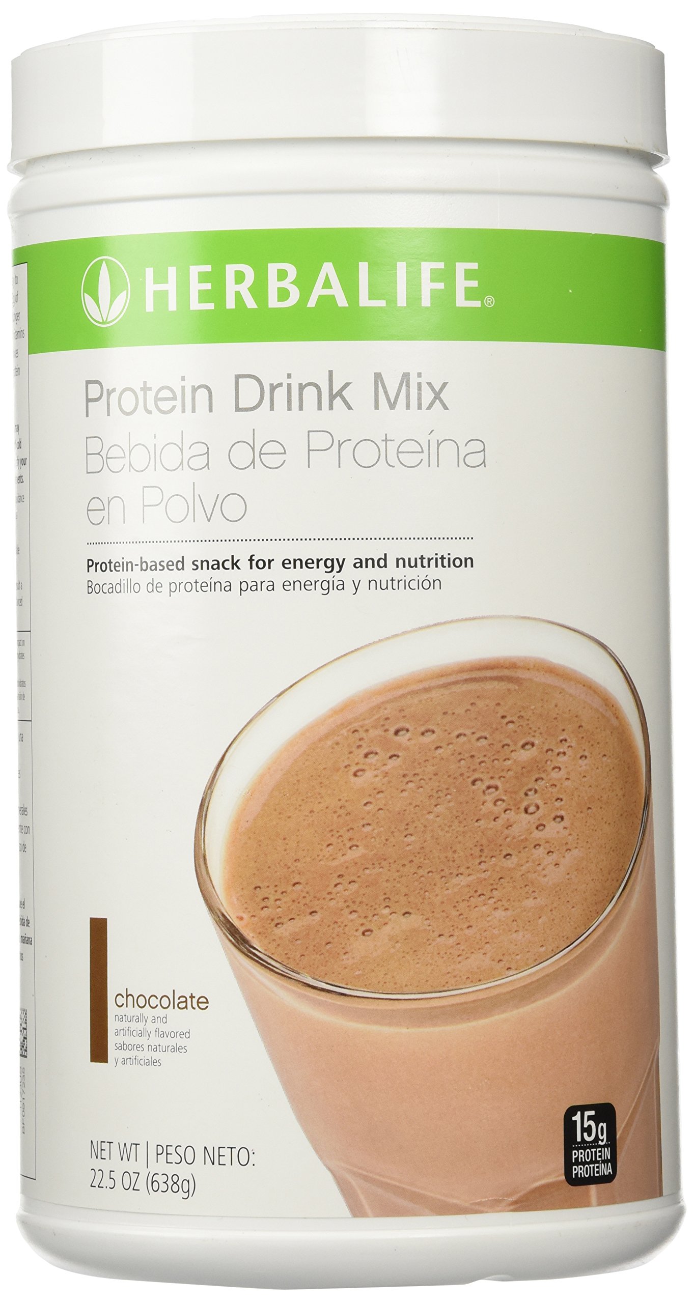 Herbalife Protein Drink Mix Chocolate 22.5oz Canister
