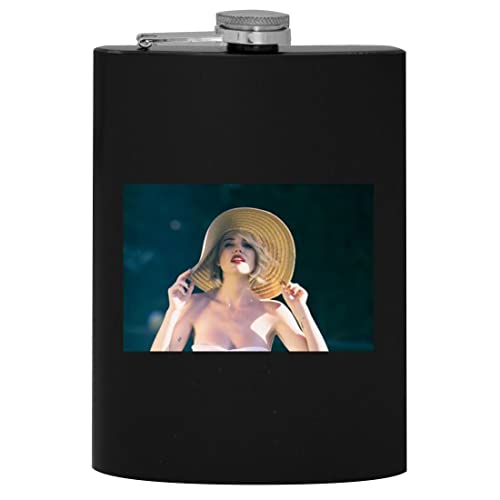 FC Carino B35Y22D63W0403462M07T32C02S27-8oz Black Hip Alcohol Drinking Flask PDI #PIDP403462
