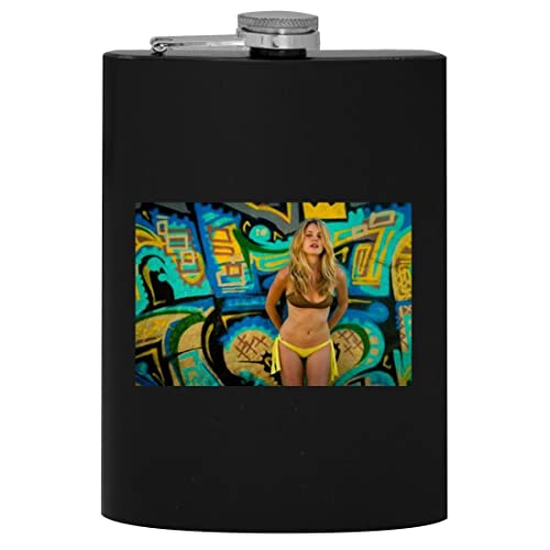 FC Carino B35Y22D63W0734620M07T32C02S27-8oz Black Hip Alcohol Drinking Flask PDI #PIDP734620