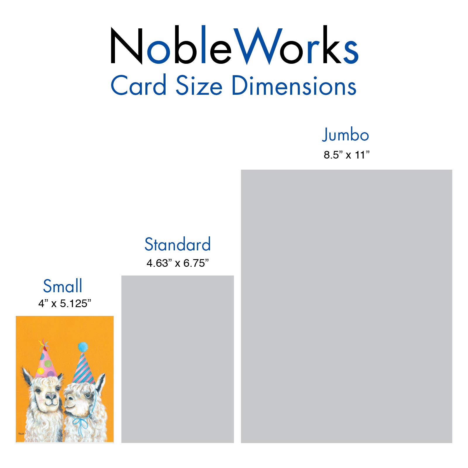 The Best Card Company Assorted Blank Greeting Card Box Set - Incl. 20 Cards + Envelopes - 10 Unique Designs - Perfect for Thank Yous, Invitations, More - Personality Llamas AM7036OCB-B2x10-NB