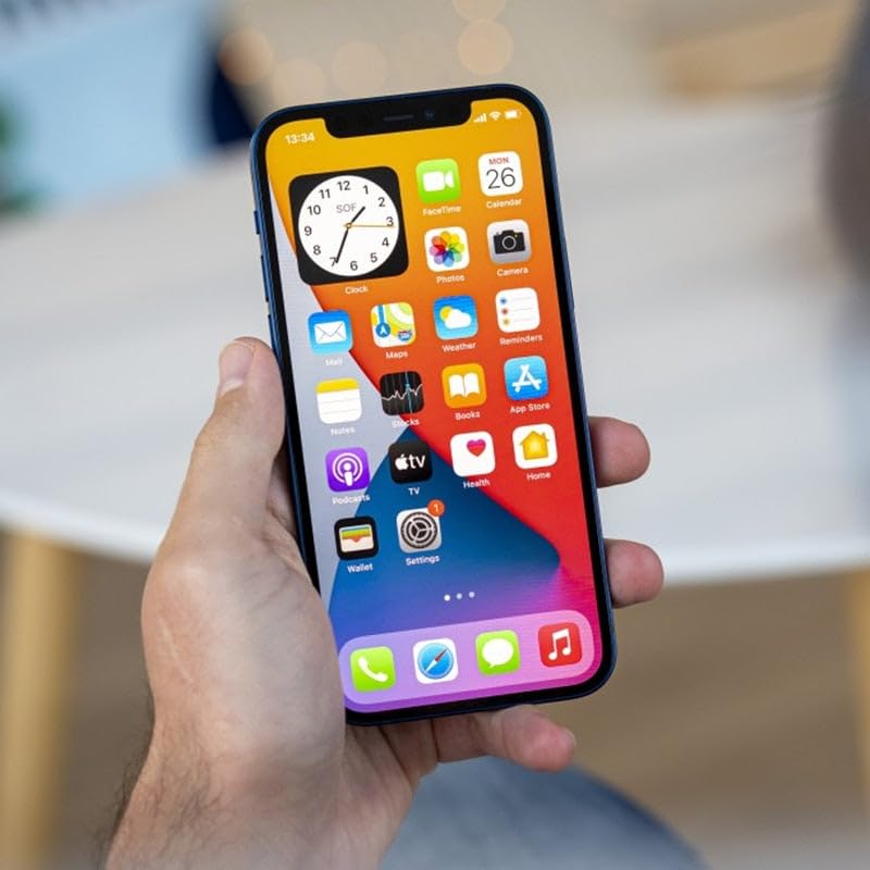 Used Apple iPhone 12 5G LTE Mobile Phone 6.1'' 4GB&64/128/256GB iOS A14 Bionic Hexa Core Dual 12MP Face ID Cellphone Official Standard/White / 256G|4GB
