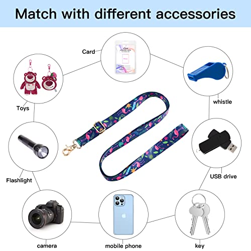 Phone Lanyard,Universal Phone Cross body Straps and Wrist Straps Set,Adjustable Shoulder Neck Lanyard for Keys, Key chain,Phone Case ID Badge, Phone Wallet,Compatible with Most phones (bird)