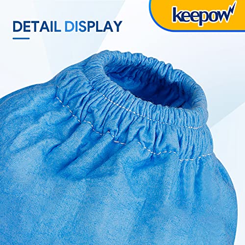 KEEPOW VRC5 Cloth Filter Bags for Vacmaster 4 to 16 Gallon Wet/Dry Vacuums VBV1210 VJC507P, 4 Pack