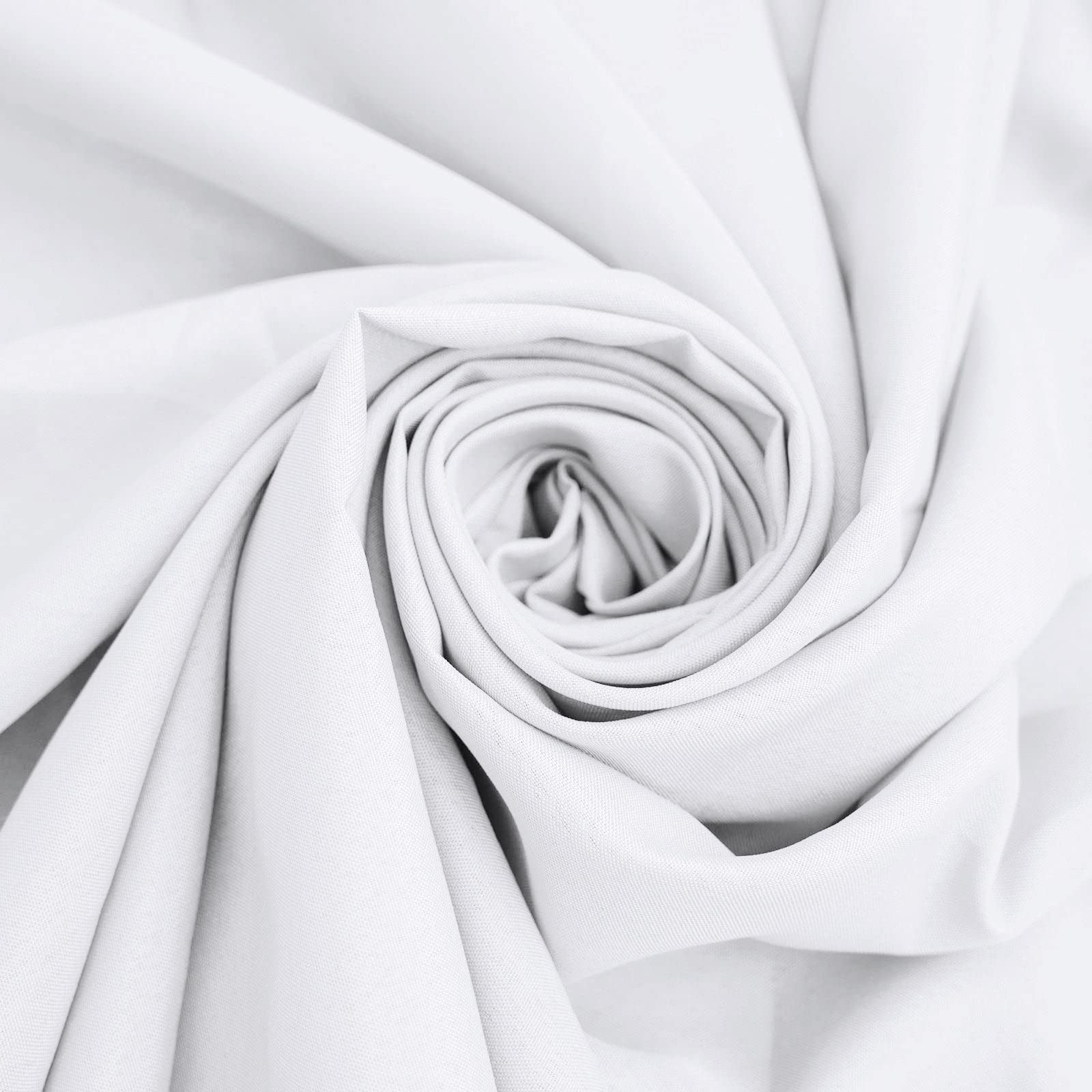 Efavormart 120" Wholesale Round Tablecloth Polyester Round Table Linens for Wedding Party Banquet Restaurant - WHITE