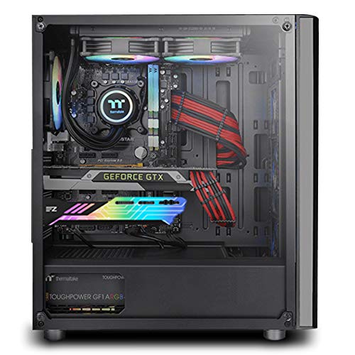 EZDIY-FAB Auto RGB Rainbow Only GPU Holder Colorful RGB Graphics Card GPU Support Video Card Holder Bracket, Video Card Sag Holder/Holster Bracket