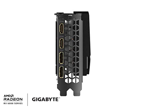 Gigabyte AORUS Radeon RX 6750 XT Elite 12G Graphics Card, WINDFORCE 3X Cooling System, 12GB 192-bit GDDR6, GV-R675XTAORUS E-12GD Video Card