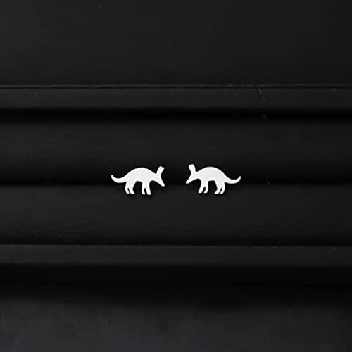 FAADBUK Aardvark Stud Earrings Aardvark Lover Gift Aardvark Gift Animal Lover Gift (Aardvark Stud Earring)