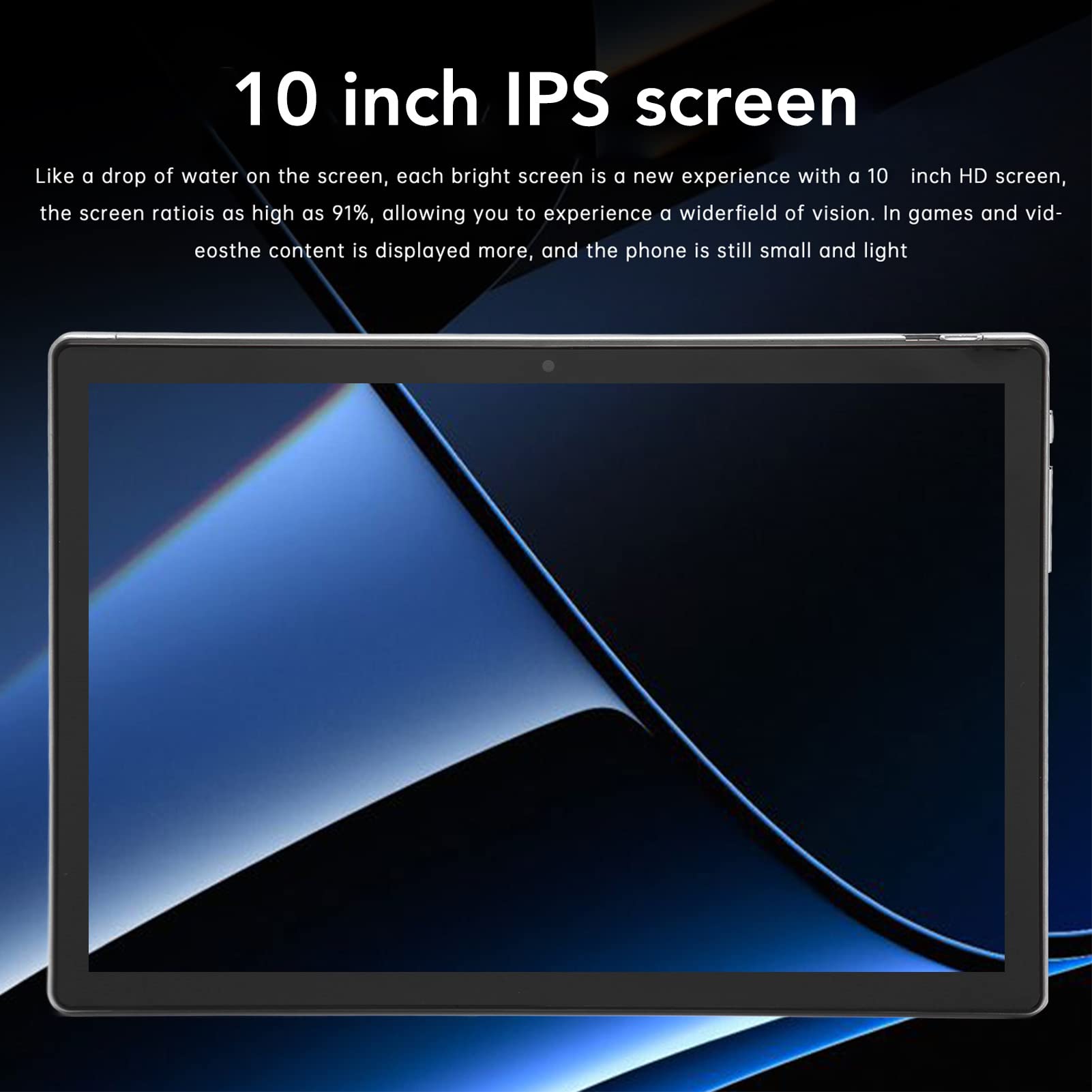 Dpofirs Tablet 10 inch Tablet PC, Dual SIM Dual Standby Business Tablet, Octa Core 8GB RAM 128GB ROM, 5G WiFi Dual Camera, 8800mAh HD Tablet with BT Keyboard (Silver)