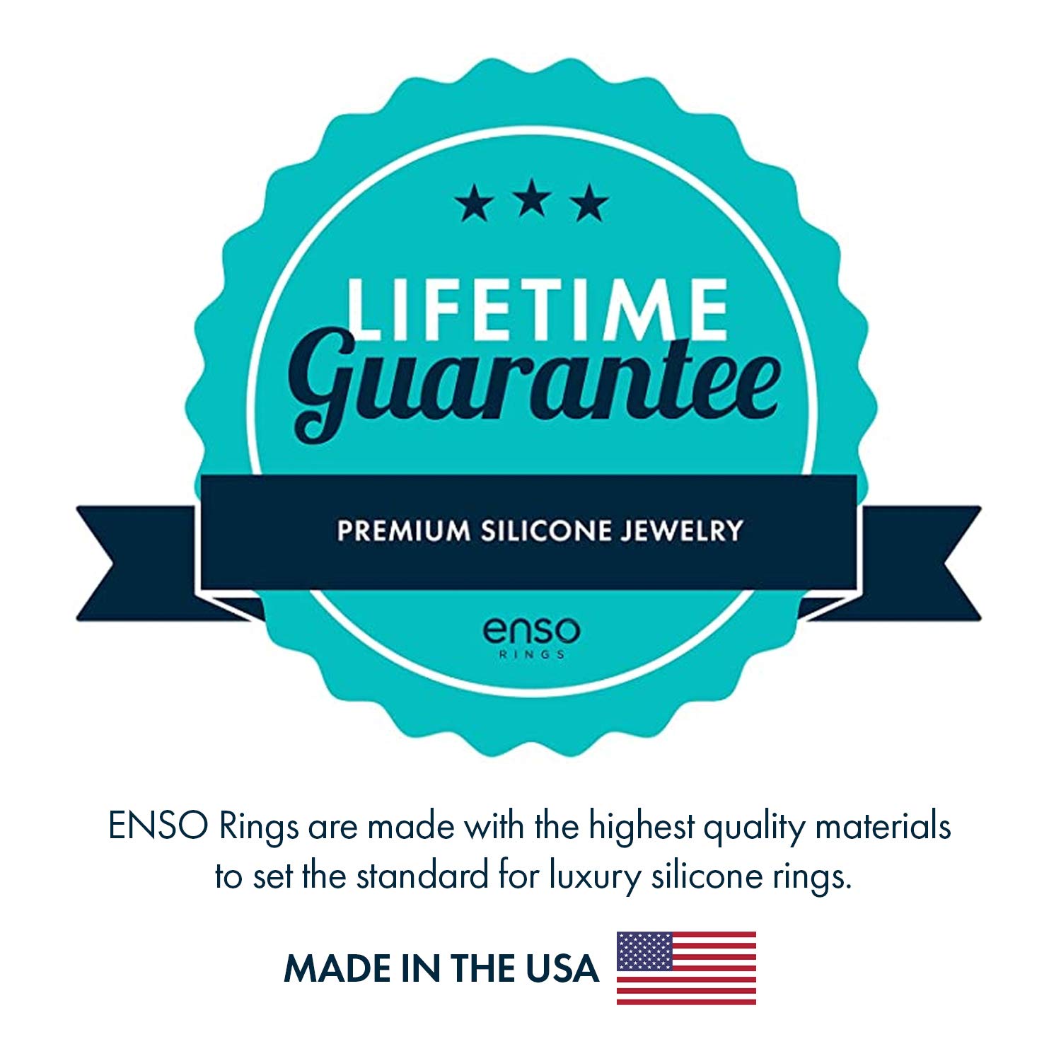 Enso Rings Classic Legend Silicone Ring - A Silicone Ring Made in The USA - an Ultra Comfortable, Breathable, and Safe Silicone Ring - Men's and Women's Silicone Wedding Ring (Mermaid, 10)