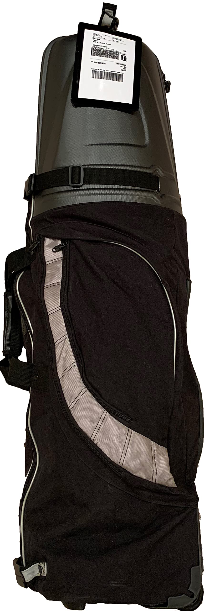 Extra Large Bag Tag (8.5" x 6") Shipping Label Holder for Golf and Luggage