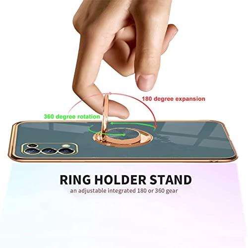 Shockproof Phone Case for Oppo Reno 6 Pro Plus 5g Pink, Oppo Reno 6 Pro Plus Case Holder, Phone Oppo Reno 6 Pro Cases (Snapdragon) Silicone TPU (Oppo Reno 6 Pro Plus 5g, Blue)
