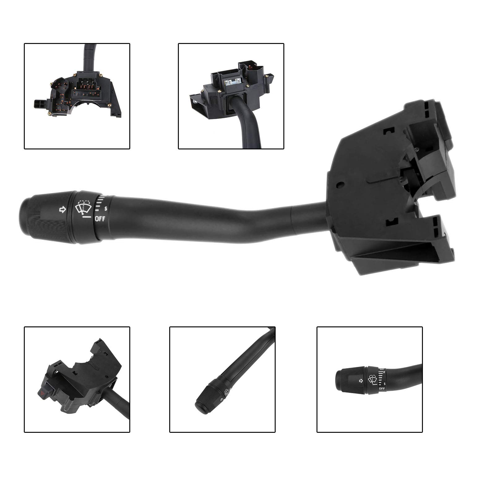 F3TA13K359DA Turn Signal Switch Dimmer Windshield Wiper Switch Replacement for Ford 1992-1997 Replace # F3TZ13K359B F3UZ13K359A F8TZ13K359AA DS533 1S1091