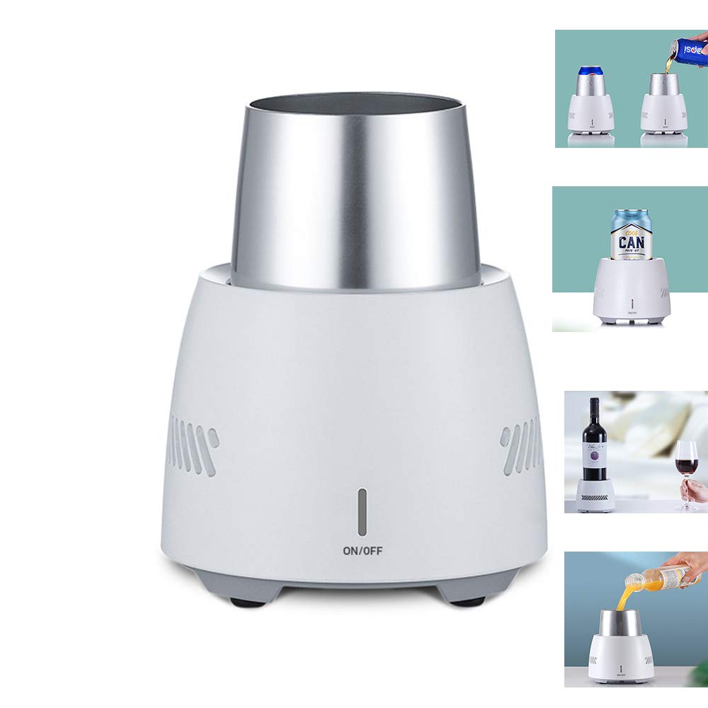 Fast Cooling Cup, Electric Desktop Refrigeration Cup Drink Cooler Cup with Fast Cooling and Large Capacity for Wine Cola Beer Soda Drinks Recreation