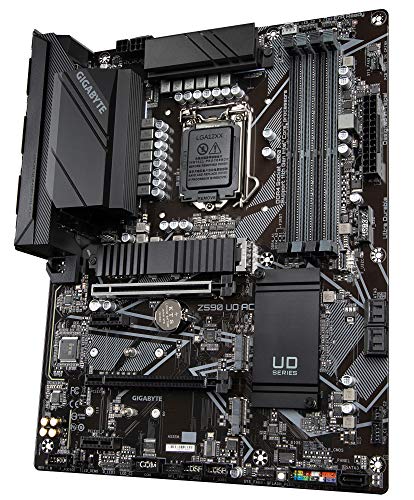 GIGABYTE Z590 UD AC (LGA 1200/ Intel Z590/ ATX/Triple M.2/ PCIe 4.0/ USB 3.2 Gen 2/ Intel Wireless-AC/ 2.5GbE LAN/Motherboard)