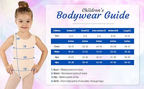 Elowel Girls' Team Basics Short Sleeve Leotard Purple (size 4-6 )