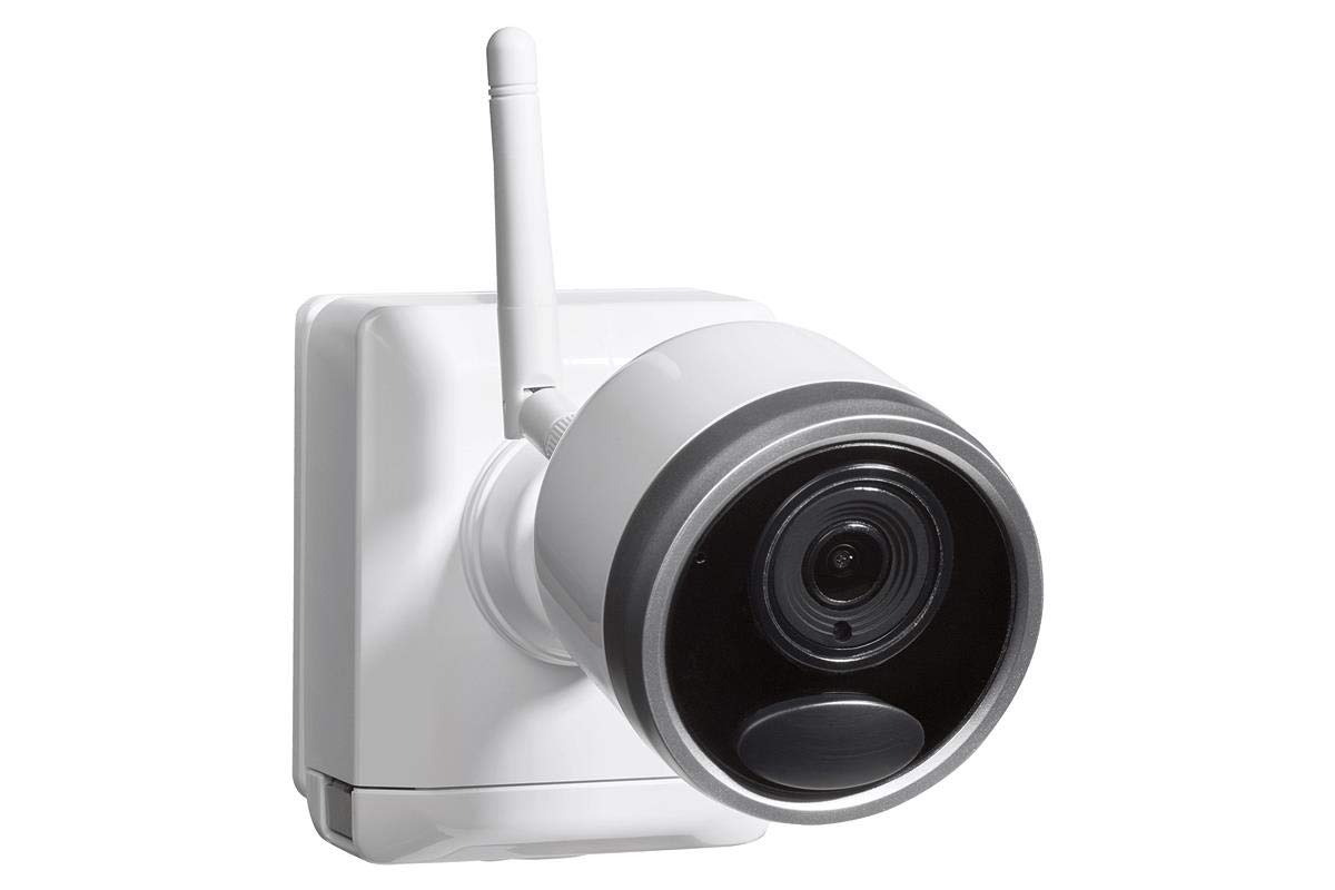 Lorex LWB4801 Indoor/Outdoor Wire-Free Security Camera for Battery Powered, Audio Security Bullet Camera,1080p HD, 65ft IR Night Vision,2-Way Talk, Works with LHB926, LHB927, LHWF1000, White (M.Refurb