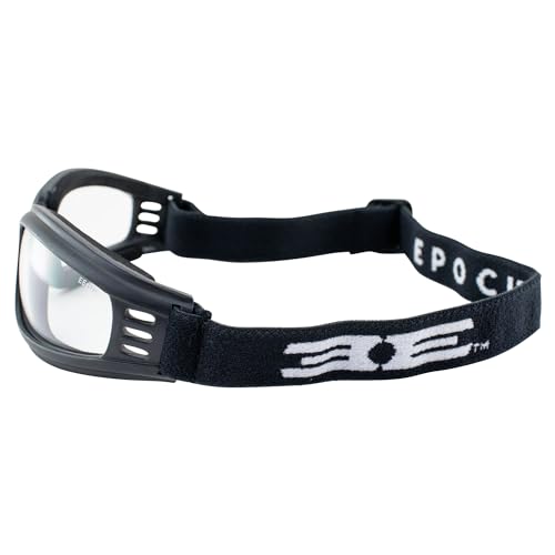 Epoch Eyewear Folding Padded Motorcycle Goggle with Clear Lens