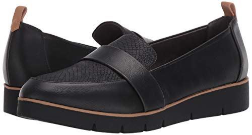 Dr. Scholl's Shoes Women's Webster Loafer, Black, 8.5 Wide US