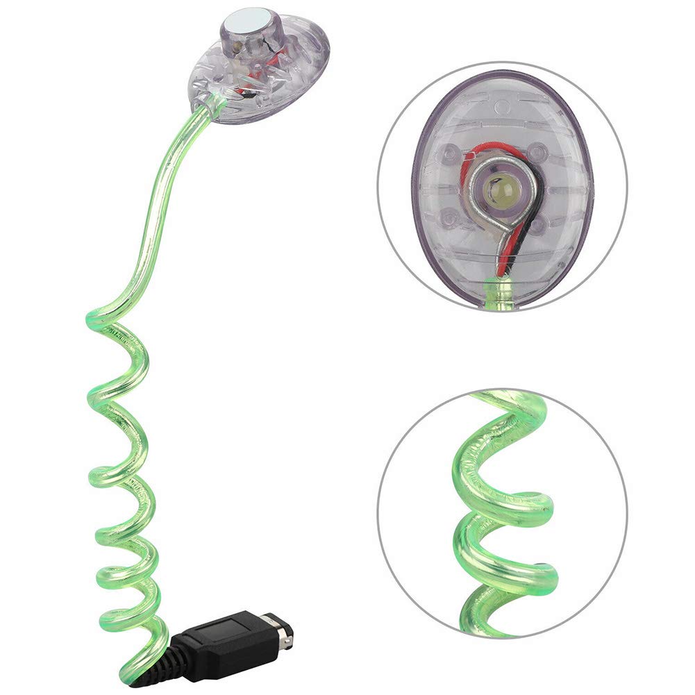 Green Flexible LED Night Worm Light for Game Boy Color Pocket for GBC GBP Screen Light
