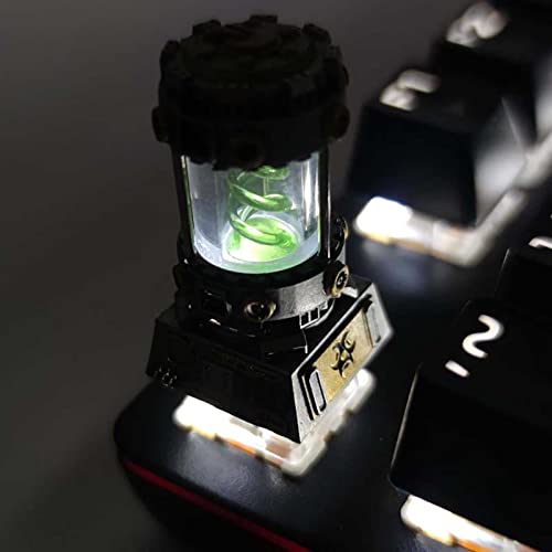 OOIL Mechanical Keyboard Translucent Keycaps,Creative Handmade Resin Key Cap,Suitable for Mx Cross-Axis Mechanical Gaming Keyboard DIY Replacement