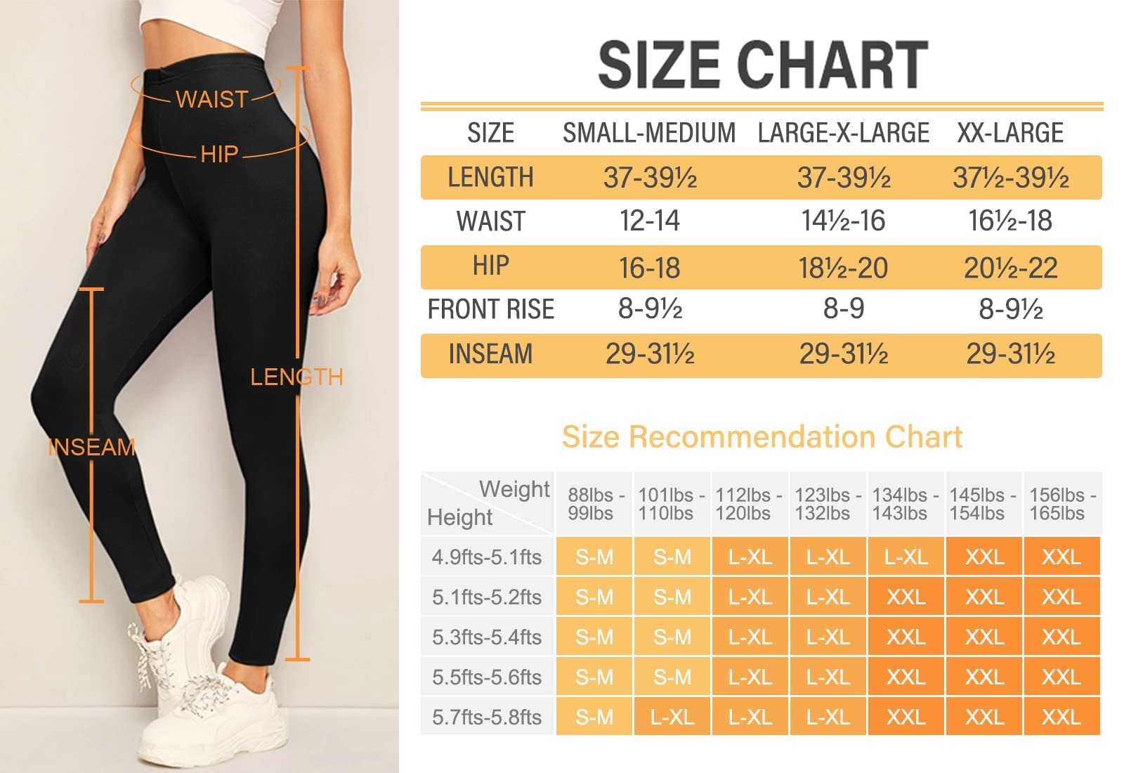 Eyeneen High Waisted Leggings for Women - Full-Length Soft Tummy Control Stretchy Yoga Pants Workout Running Leggings