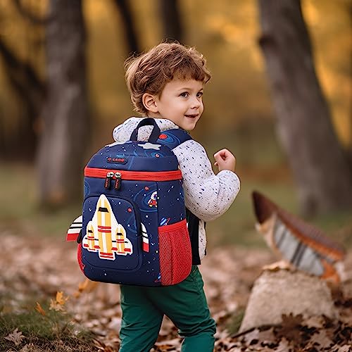 MUSEVOS Toddler Backpack, Neoprene Kids Backpack for Boys Girls,Airplane