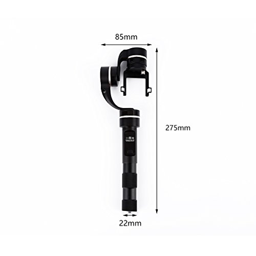 Feiyu Tech FY-G4S 3-Axis Gimbal for GoPro with 4 Way Joystick (Black)
