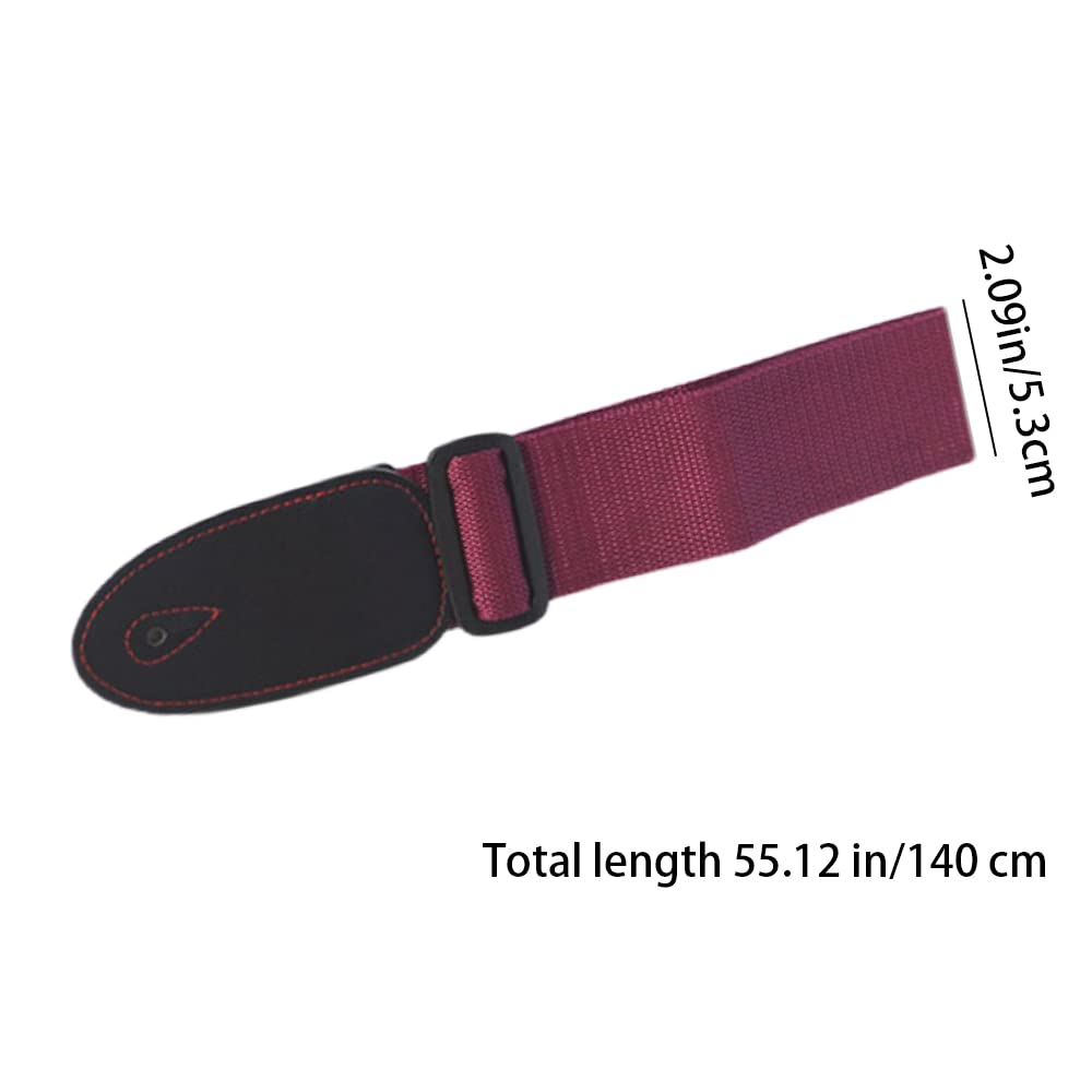 HUAZEXINX Electric Guitar Strap Adjustable Guitar Shoulder Strap Durable Belted Rope Guitar Belt for Electric Bass or Acoustic Instruments