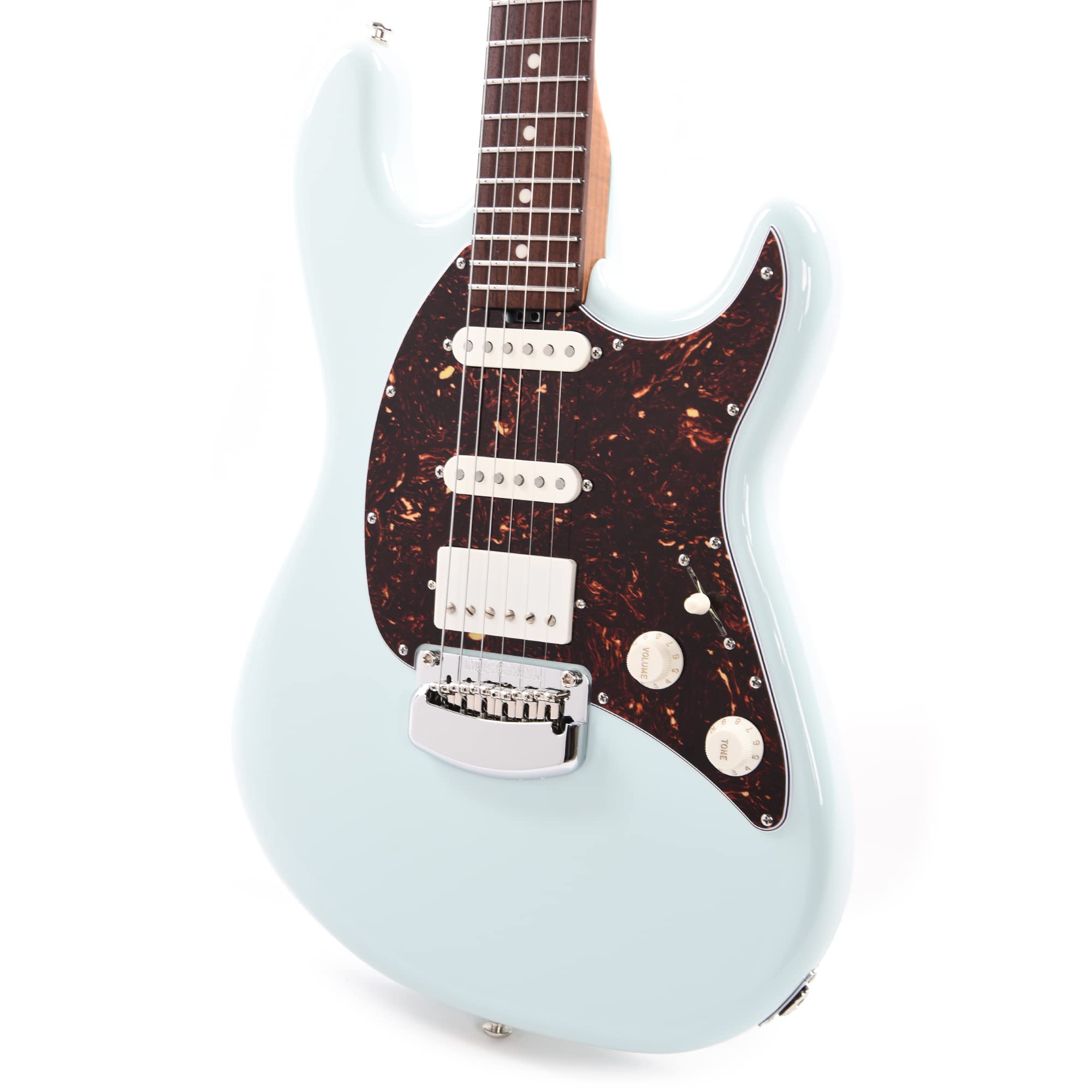 Ernie Ball Music Man Cutlass RS HSS Electric Guitar - Powder Blue with Rosewood Fingerboard
