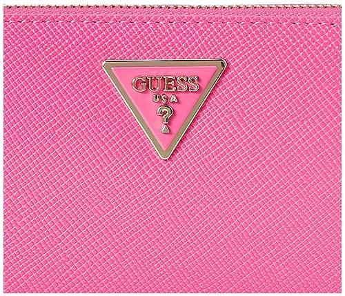 GUESS Laurel Large Zip Around Wallet, Watermelon