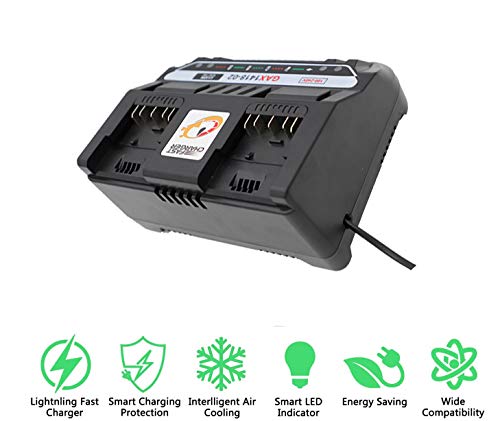 For Bosch Dual Charge Port 14.4V-18V Electrical Drill Li-ion Battery BAT609 BAT609G BAT618 BAT618G BAT614 2607336236