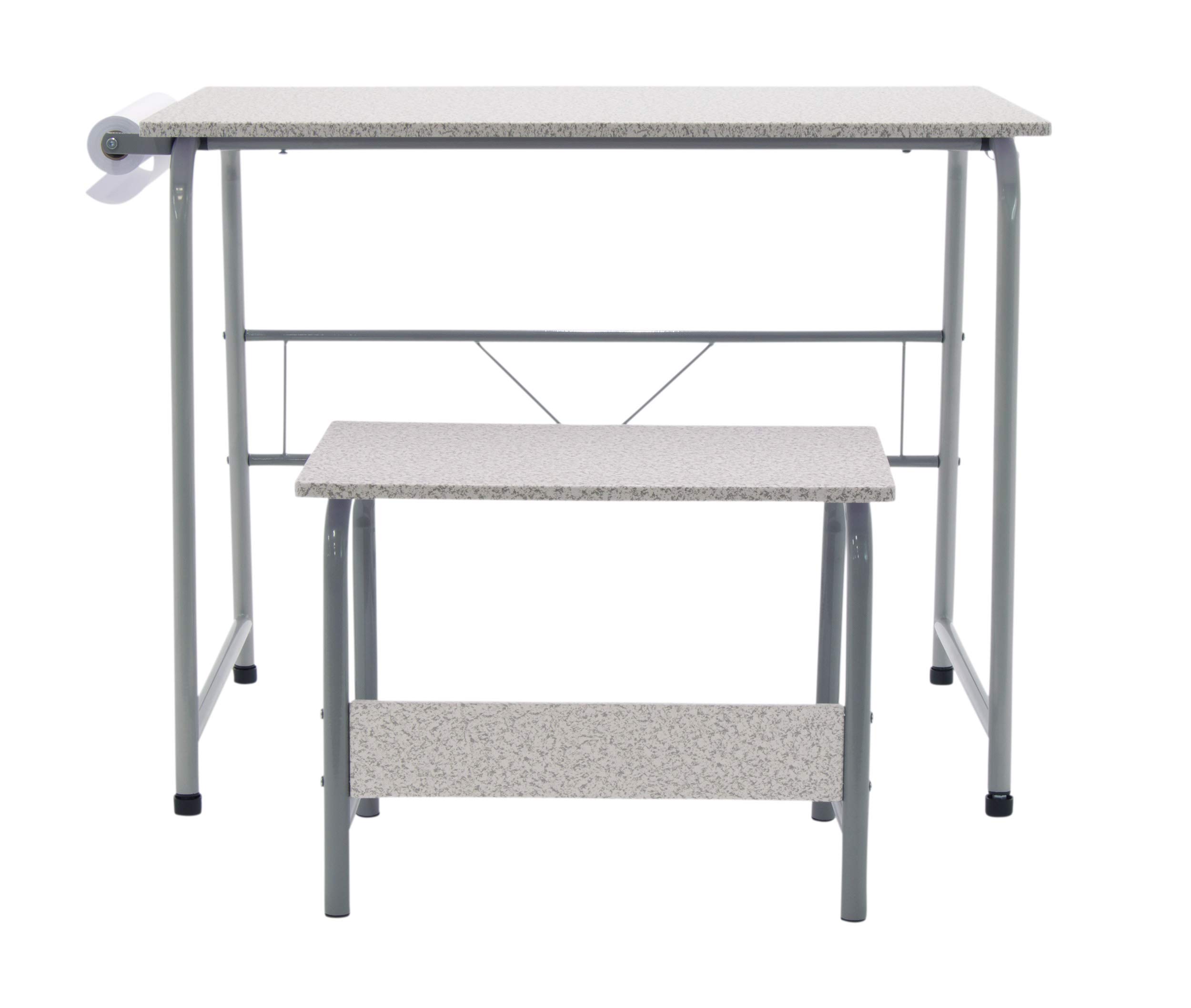 SD Studio Designs Project Center, 55128 Craft Table Play Desk with Bench, Grey, 37.75"W x 21.75"D x 28"H,Grey