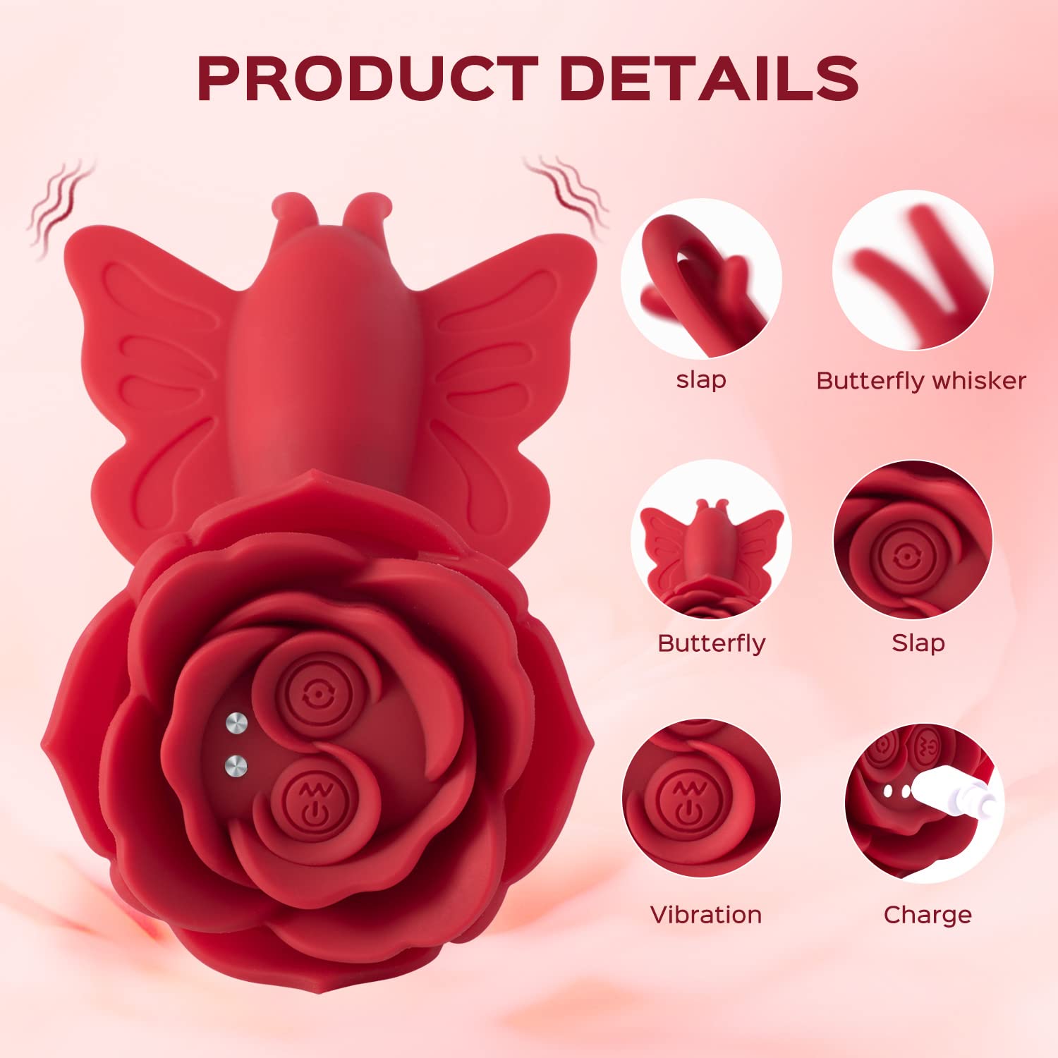 Flapping G Spot Vibrator for Women:‘’Layla‘’ Adult Rabbit Sex Toys with 9 Flapping Modes 4 Tickling Modes Waterproof Clitoralis Stimulator for Clit Nipple Anal Stimulation Rechargeable Adult Sex Toys