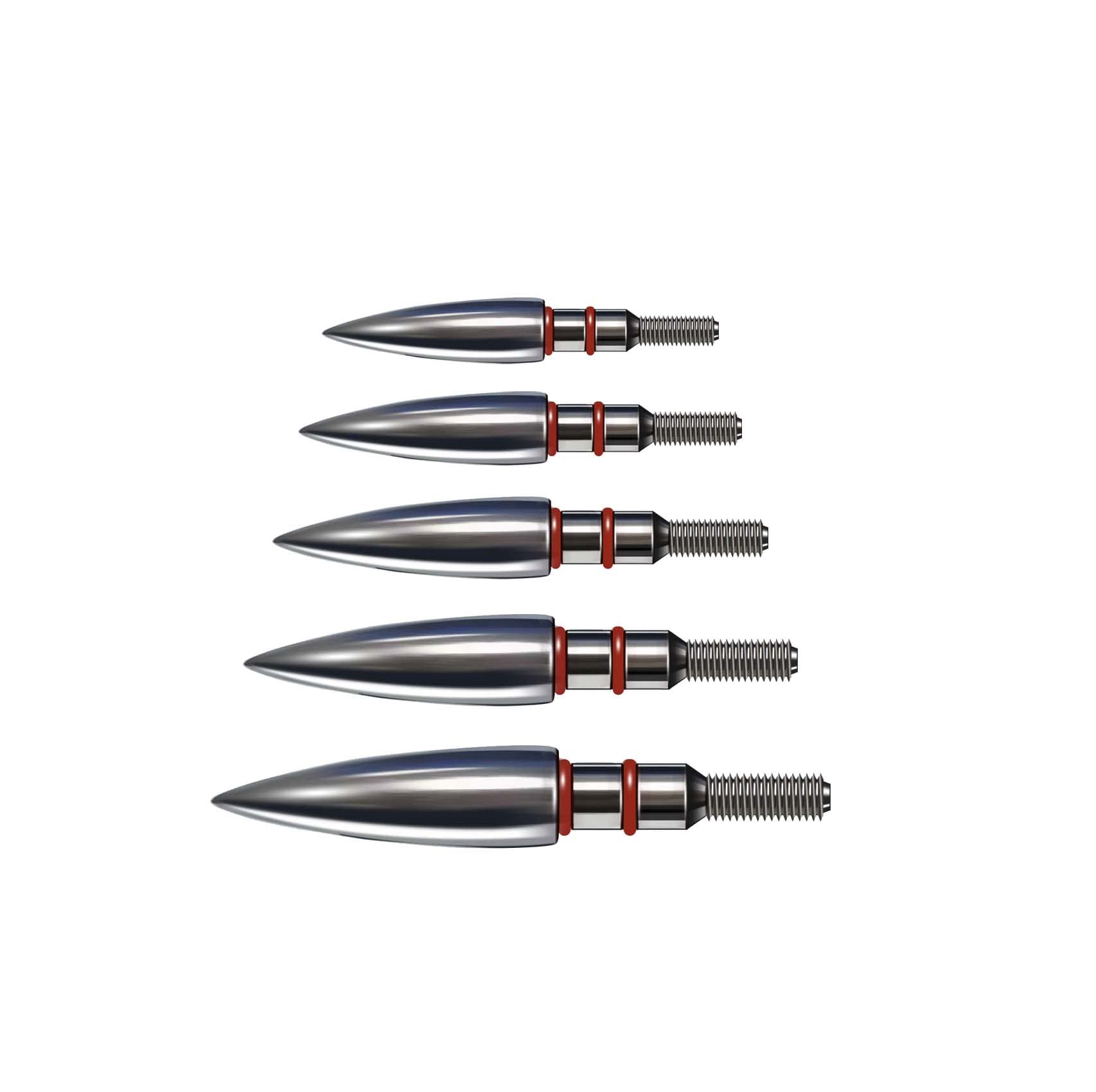 Field Point,Field Tips,100/125/150/200 Grain Field Points, Hunting Arrow Pointed,Archery Points,Top Hat Archery Points,12 Per Dozen (5/16"-100)