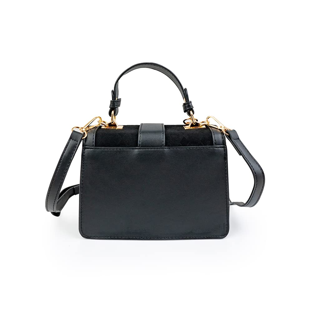 JBB Top Handle Satchel For Women Small Shoulder Bag With Adjustable Strap Patchwork Fabrics Crossbody Purse