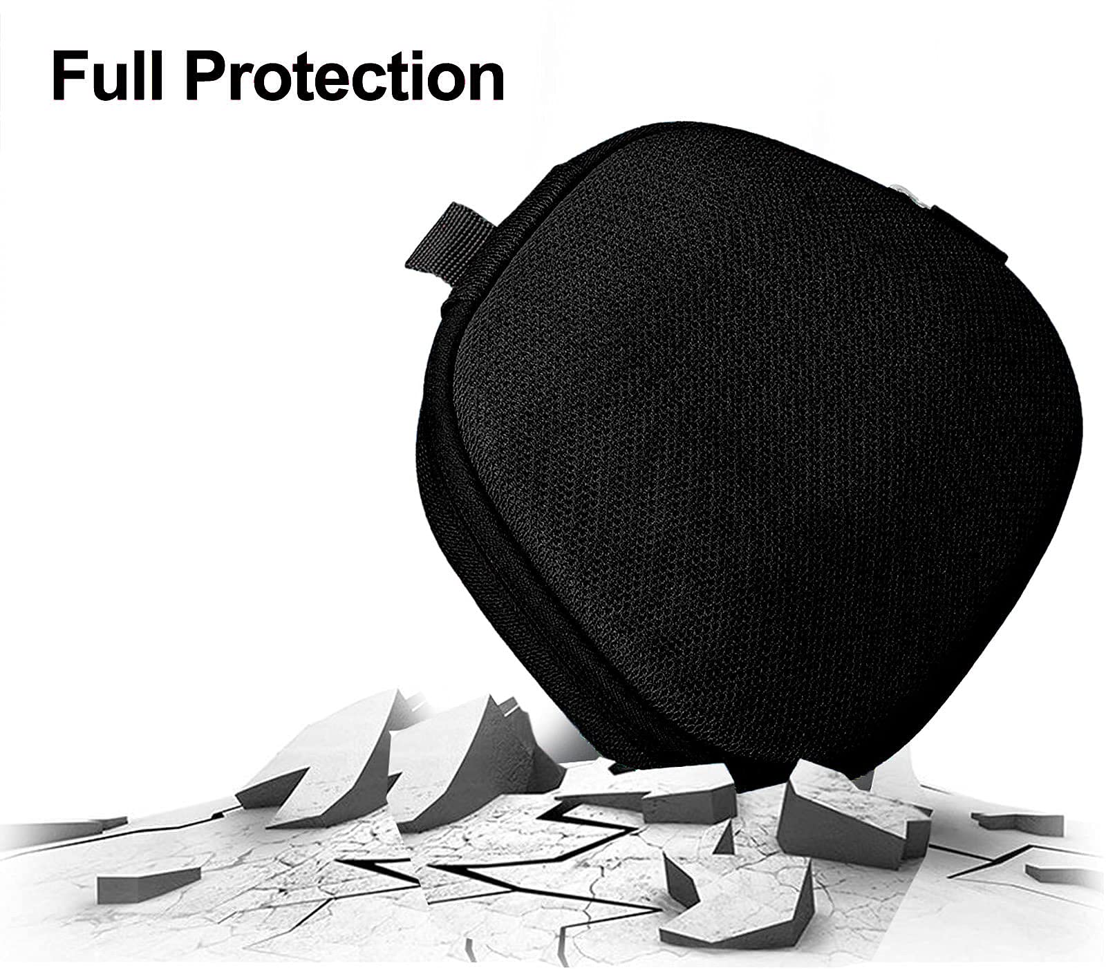 HJYuan Carrying Case for PS5 Controller, Hard Shell Protective Cover Game Carrying Case Storage Bag Compatible with Sony Playstation 5 DualSense Wireless - Black