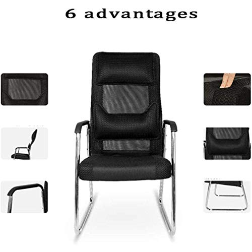 DOUBAO Conference Chair Office Chair Parlor Training Chair Arched Staff Chair Computer Mesh Chair Executive Side Reception Chair with Sled Base