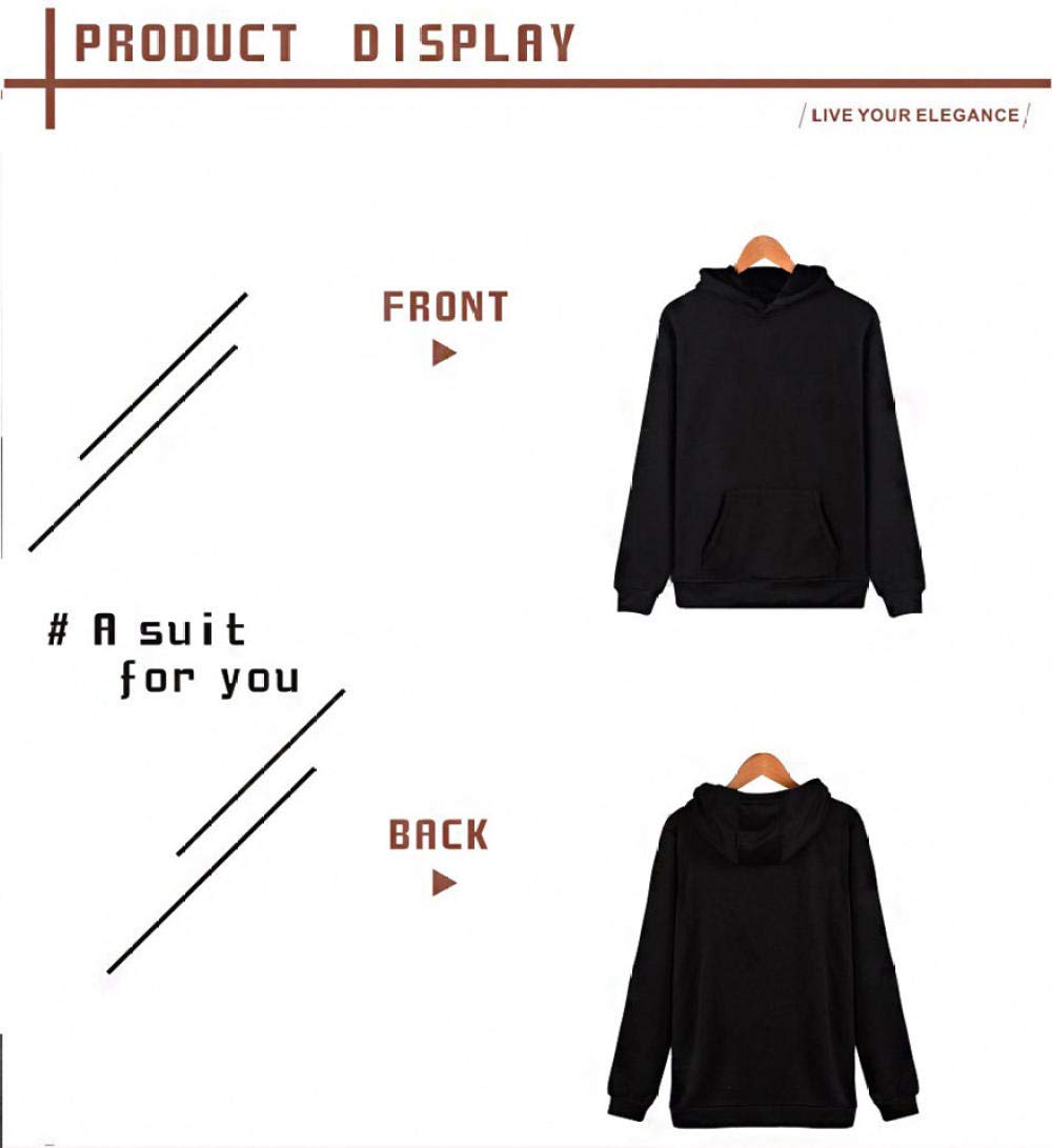 FIHTRY Demon Slayer Hoodie Sweatshirts Men/Women Casual Streewear Pullover Harajuku Tracksuit-A_L, Large
