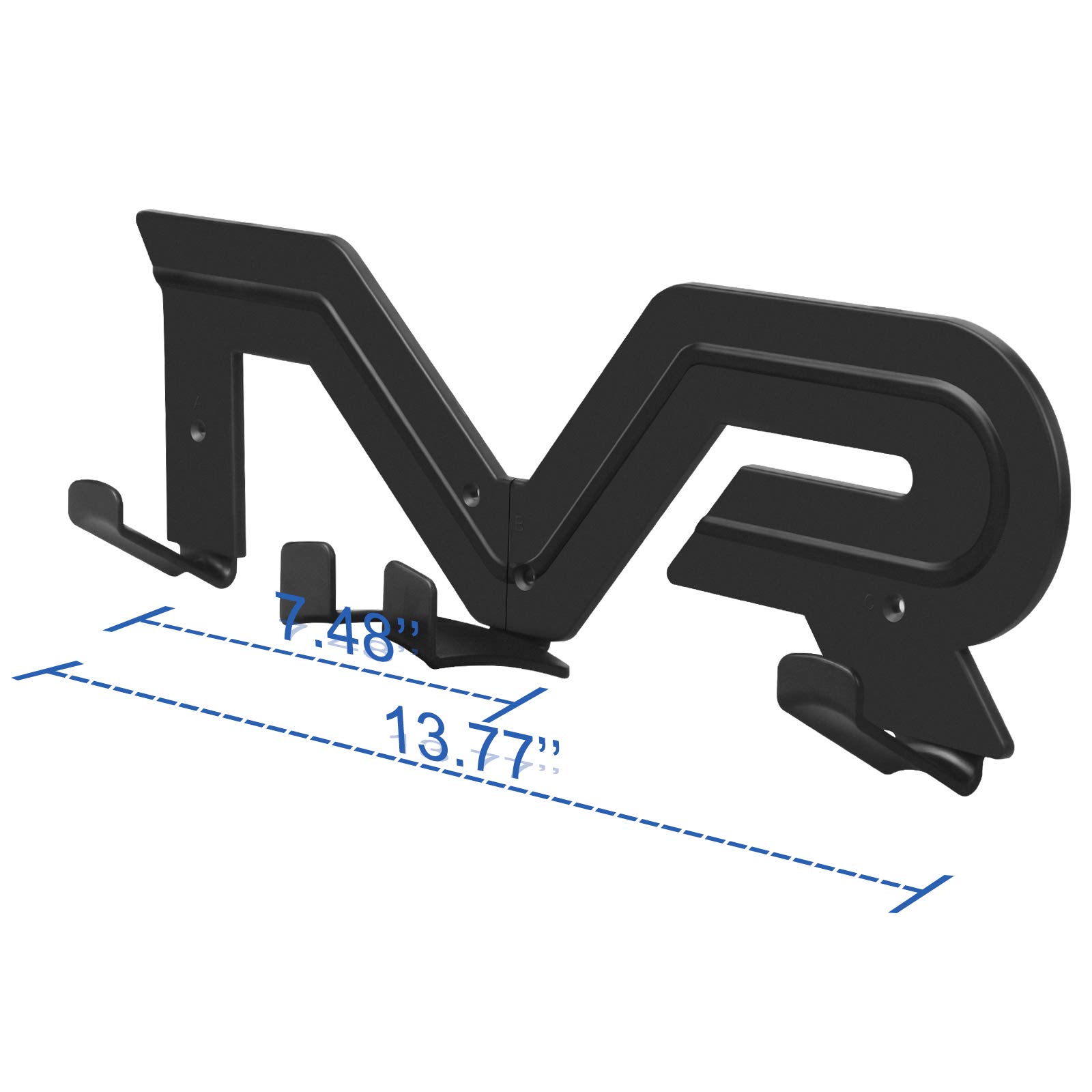 Esimen VR Storage Stand Hook Wall Mount for Oculus Quest 2,PSVR 2, Meta Quest, Rift-S,HP Reverb G2,HTC Vive,Steam Valve Index ProHeadset and Touch Controllers Display Hook Organizer(Black)