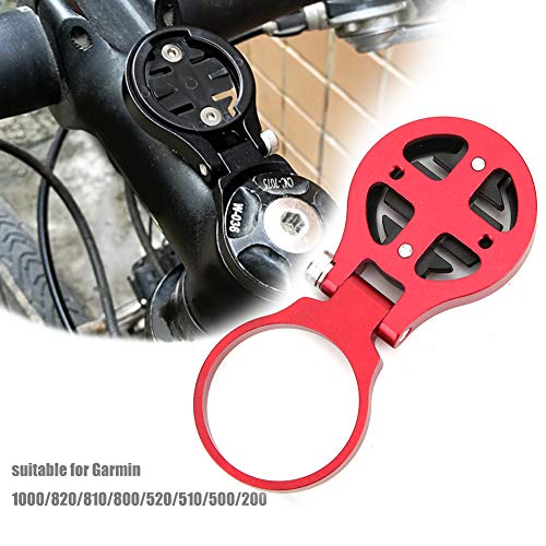 FILFEEL Bike Computer Mount Aluminium Alloy Cycling Odometer Extension Mount Mountain Road Bike Extended Mount (Red)
